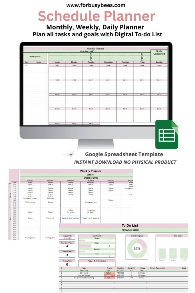 Weekly planning secrets for work life balance - For Busy Bee's