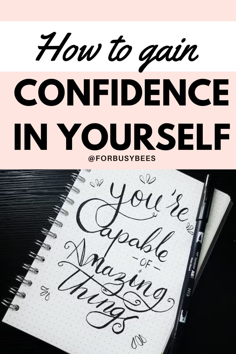 How to Build Self Confidence - For Busy Bee's