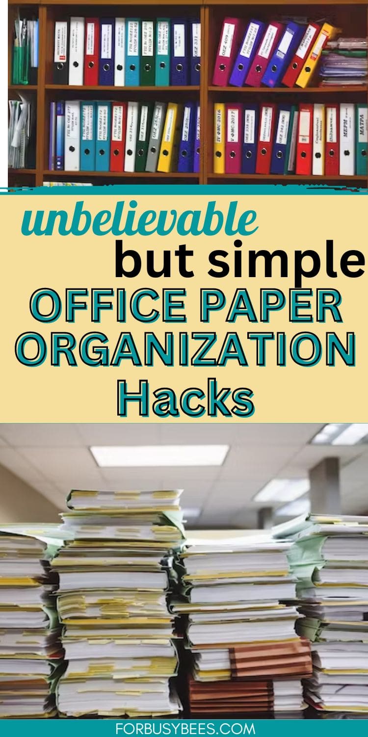 Complete guide to Office Document Organization - For Busy Bee's