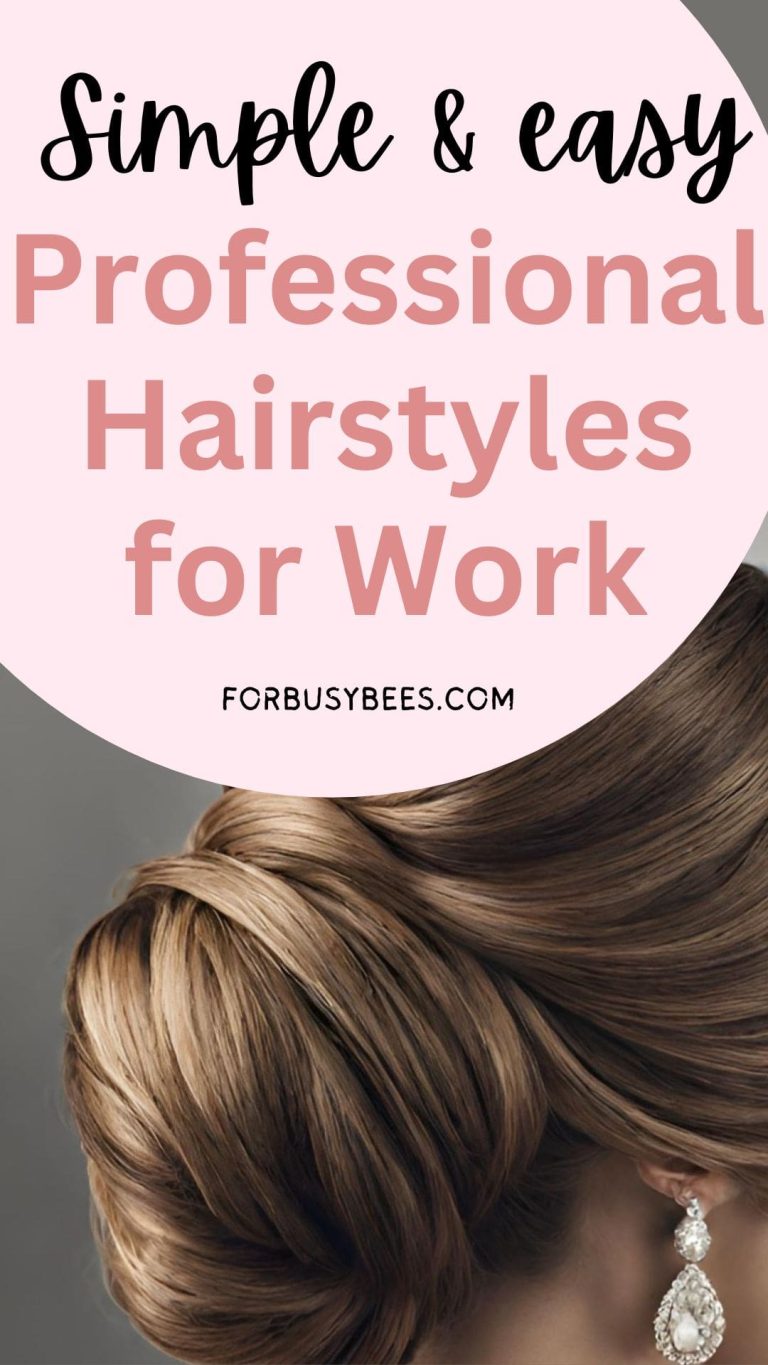 Quick and Easy Professional Hairstyles for Work