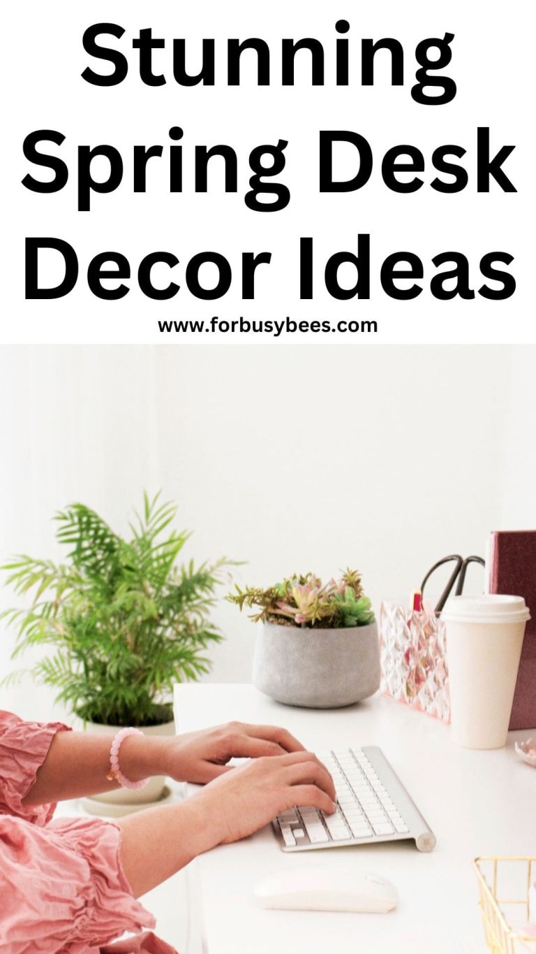 Refreshing Spring Office Desk Decor Ideas